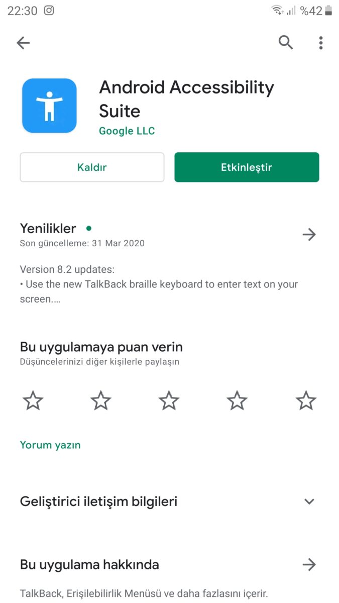 Android Accessibility Suite Nedir? - Kılavuz- Bilinc.NET